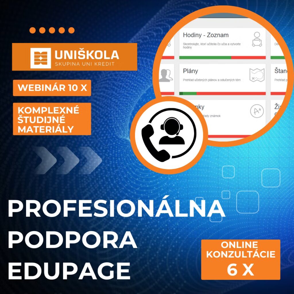 Poradenstvo pre EduPage Standard pre školy | Uniškola.sk